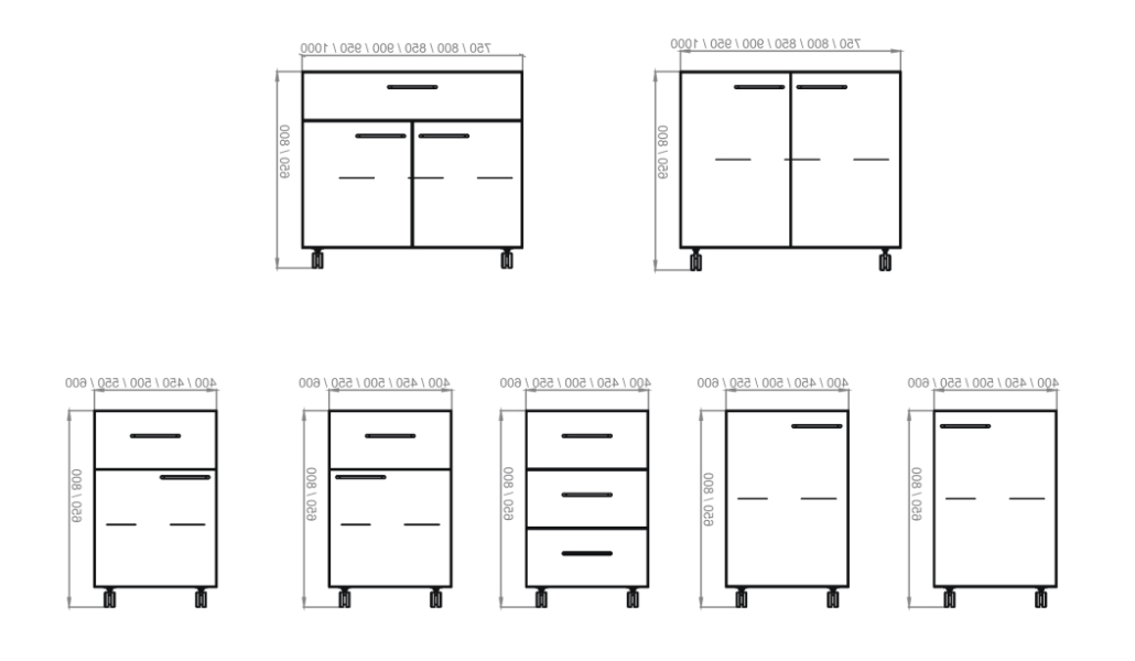 Tezgah Altı Dolaplar – ALPTEK